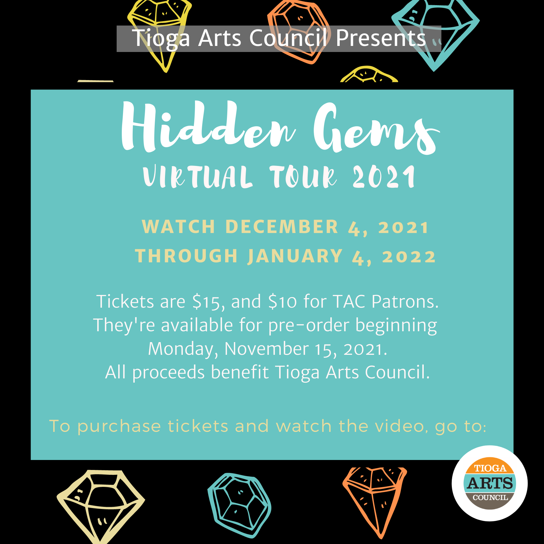 TAC Hidden Gems Event Calendar | Experience Tioga | Events, Restaurants ...